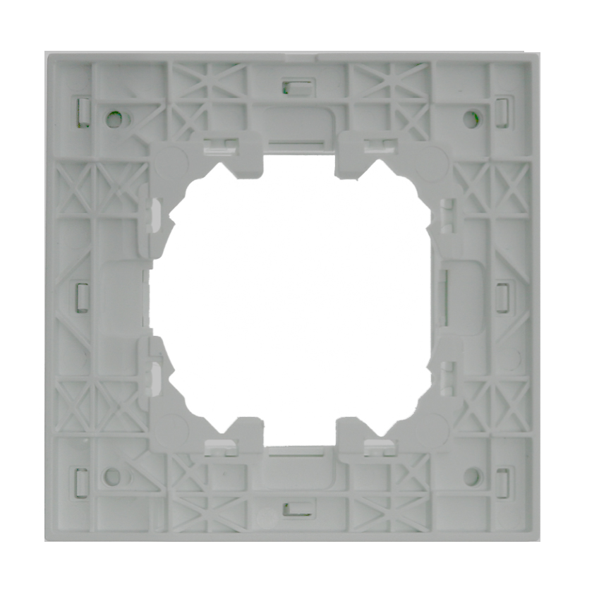 Espelho PC para 1 Módulo - FMMB Cinzento - Leds Iluminação